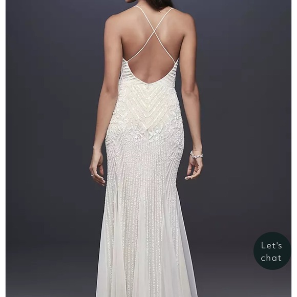 David's Bridal | Dresses | Formalwedding Beaded Dress | Poshmark